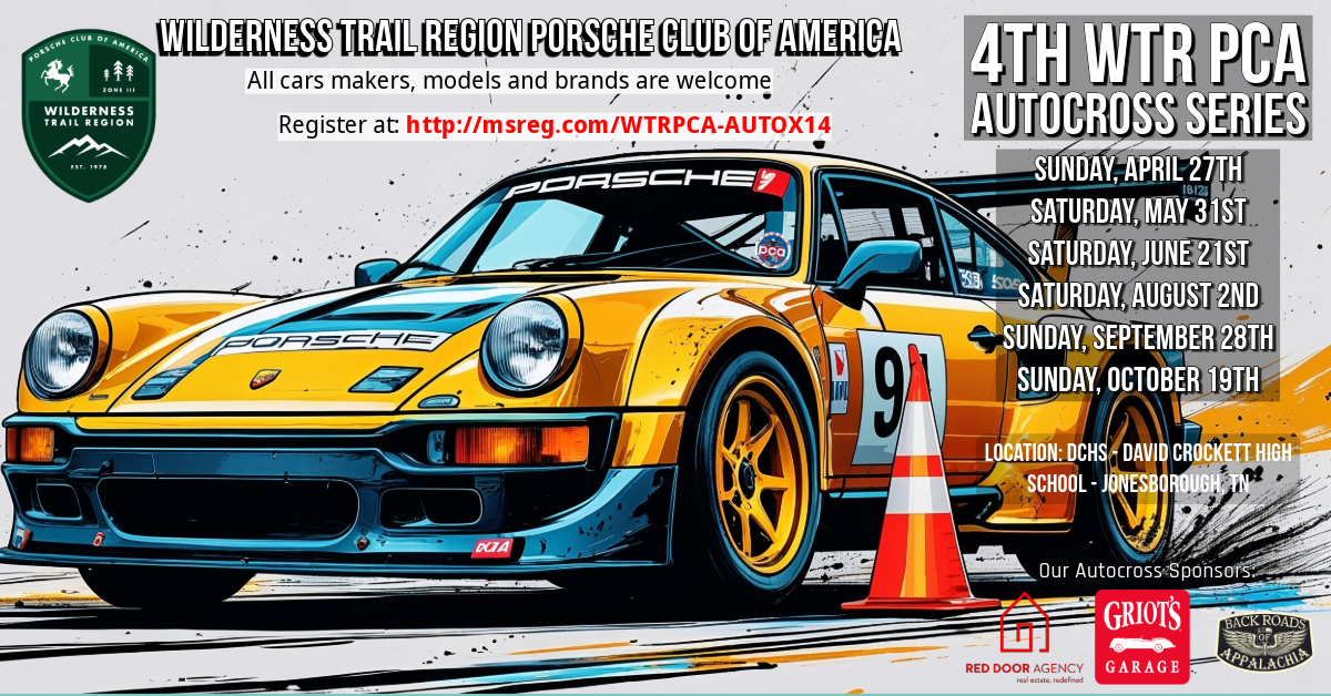 4th WTR PCA Autocross Series | The Porsche Club of America