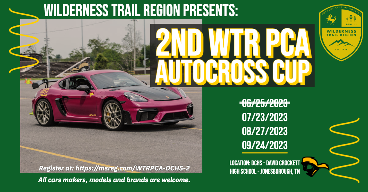 2nd Wilderness Trail Autocross Cup | The Porsche Club of America