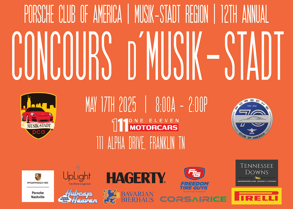 12th Annual Concours D’Musik-Stadt | The Porsche Club of America